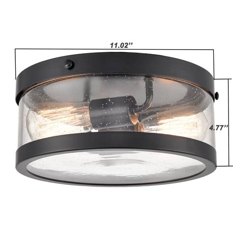 Flush Mount Drum Light Fixture Shelly Lighting