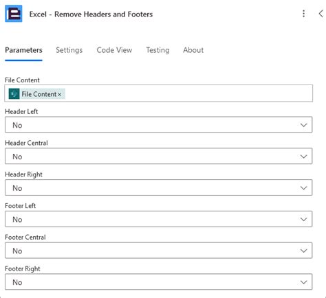 Excel Remove Headers And Footers Encodian Customer Help