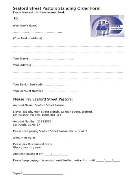 Fillable Online Greater Portland Street Pastor Application Form Fax