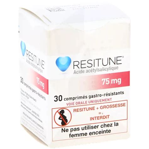 Resitune Aspirin Gastro Resistant Tablets On Sale In Pharmacies