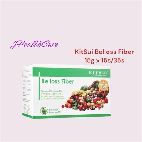 Kitsui Belloss Fiber 15g X 15s 35s Sachets Belly Loss Improve Body Metabolism Botanic Beverage