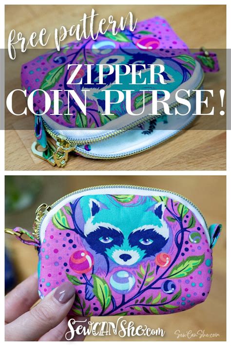 Sew The Cutest Coin Purse Pattern With A Zipper Free