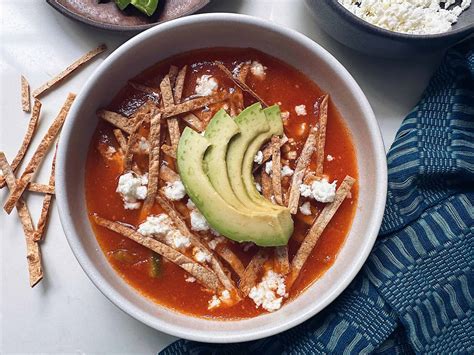 Tortilla Soup Sopa De Tortilla The Fast 800