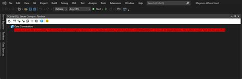 Tool Not Working On My Environment Issue 928 ErikEJ SqlCeToolbox GitHub