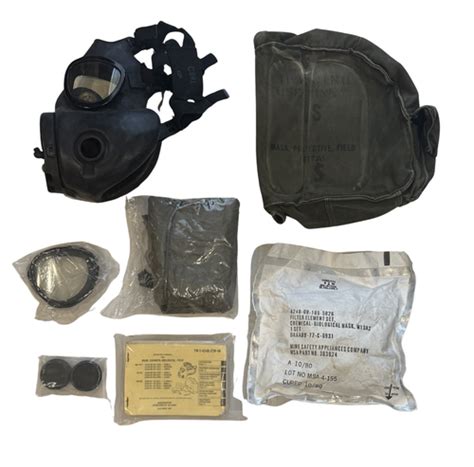 Usgi M17a1 Nbc Gas Mask Complete Small Ebay