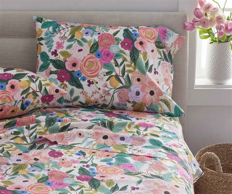 Percale Sheet Set Ditsy Dahlia Rifle Paper Co