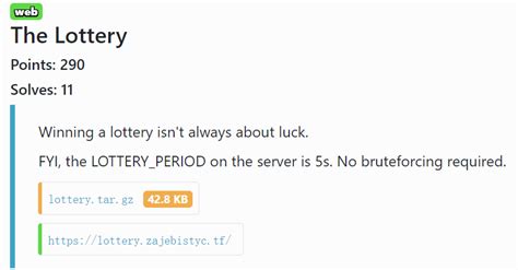confidence ctf 2019 the lottery writeup · automne s shadow