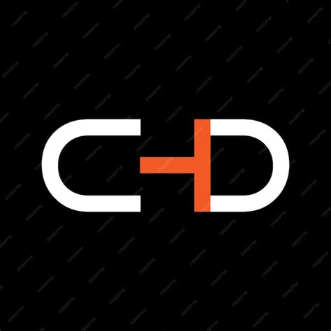 Premium Vector Chd Logo C H D Design White Chd Letter Chd C H D