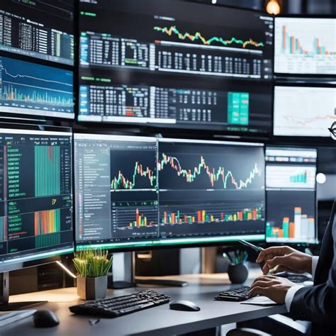 Premium Photo Inancial Analyst Working On Computer
