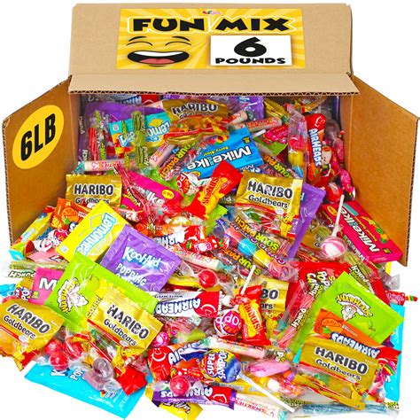 Bulk Individually Wrapped Candy 6 Pounds Assorted Mix For Parties Pinatas Birthdays