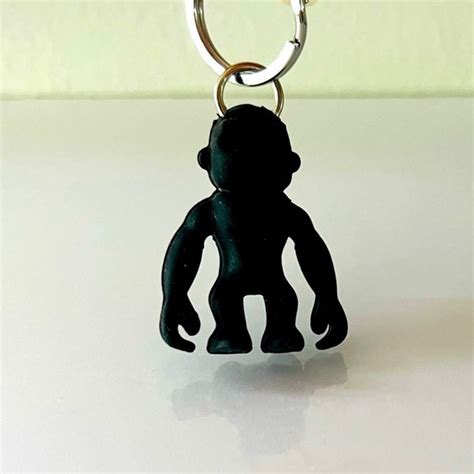 Monkey Key Chain Etsy