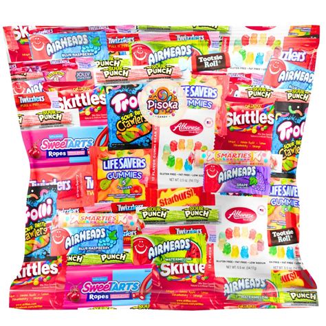 Assorted Candy Mix Variety Pack Of Gummies Sour Candy