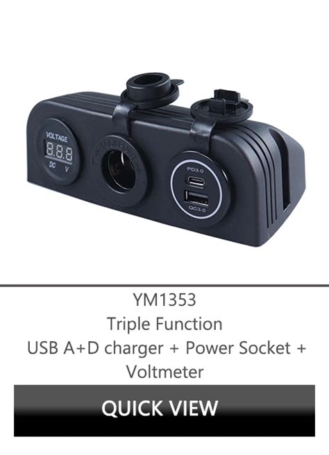 Usb Cigarette Lighter Motorbike Usb Port Socket Manufacturer Damavo