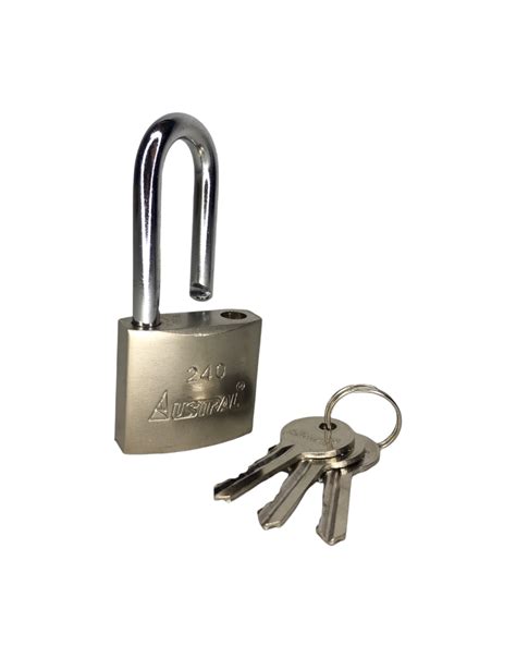 Candado Metalico 40mm Gancho Largo 240 Gl Barata Del Valle