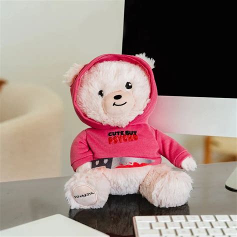 Psycho But Cute Teddy Bear Plushie Off The Wagon Shop