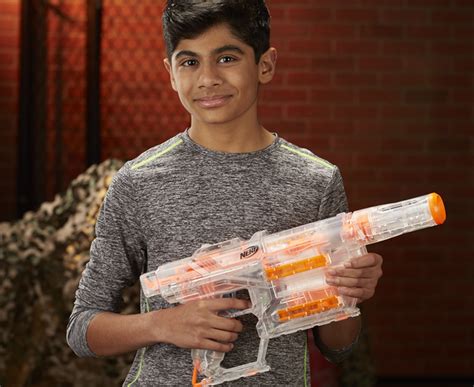 Nerf Modulus Shadow Ics 6 Blaster Clear Orange Nz