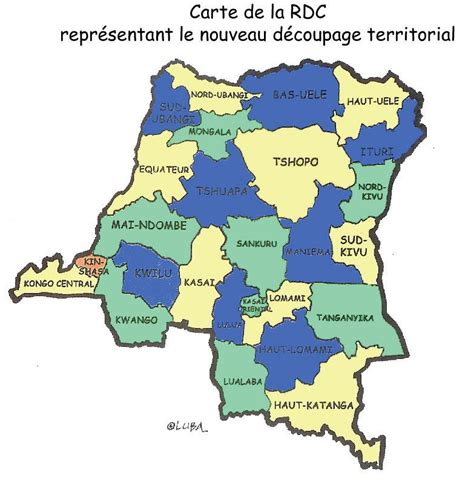 20161014 Carte De La Rdc Aujourdhui Faite Par Luba Congo