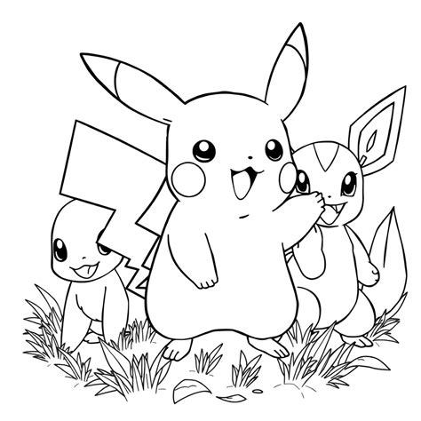 Pikachu Coloring Pages Free Colorhippo