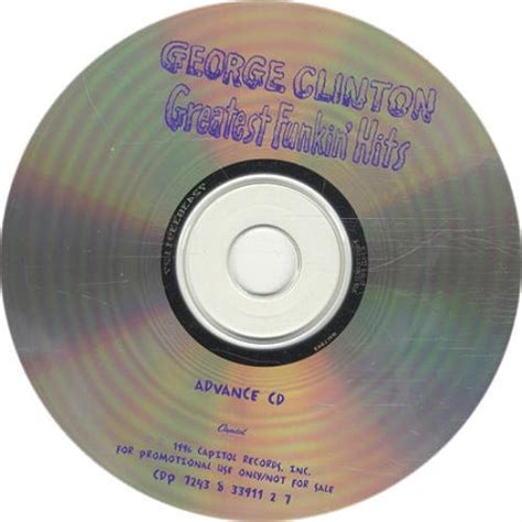 George Clinton Greatest Funkin Hits Advance Us Promo Cd Album Cdlp