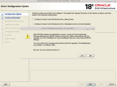 A Help Upgrading Oracle Restart From 12201 To 18c