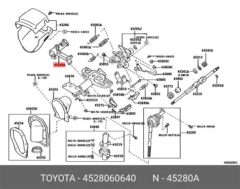 45280 60640 Genuine Toyota Land Cruiser 201408 201507 Bracket Assy