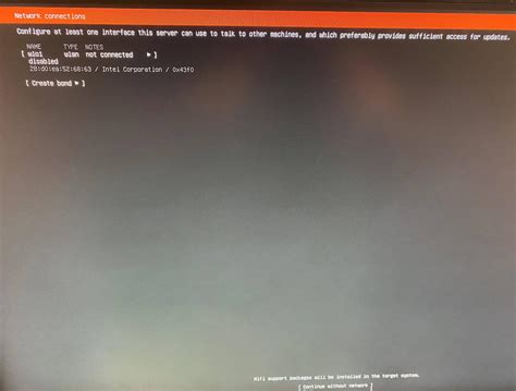 Networking Ubuntu LTS Server Installation Wants To Use Wifi Instead Of Ethernet Ask