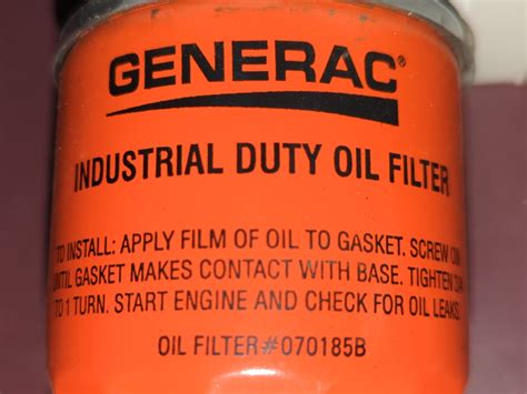 Generac Oil Filter 070185b Cross Roads Cycle Sales