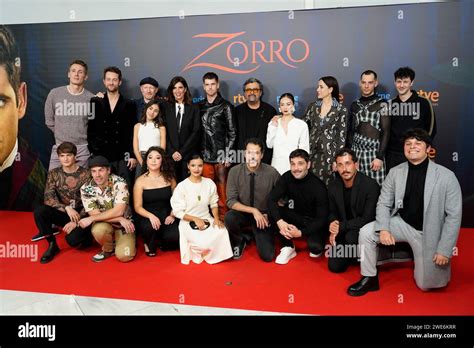 The Cast Of The Series Zorro Attends The Premiere Held At Callao