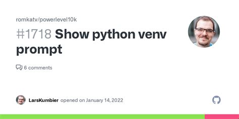 Show Python Venv Prompt Issue Romkatv Powerlevel K GitHub