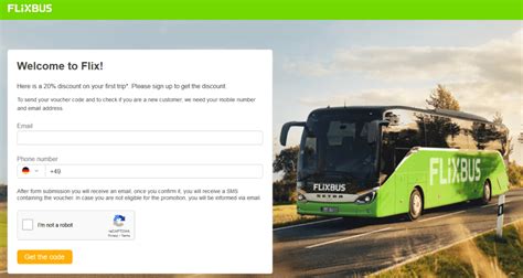 Flixbus Voucher 20 Discount On Your First Ride