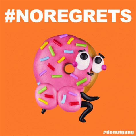 Funny Donut Dance Twerking Butt No Regrets 