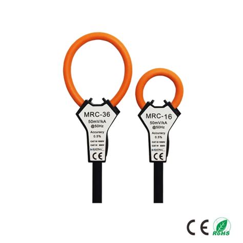 Rogowski Coil Current Sensor Mrc 36 Flexible Probe Current Clamp Current Sensor And Current Probe