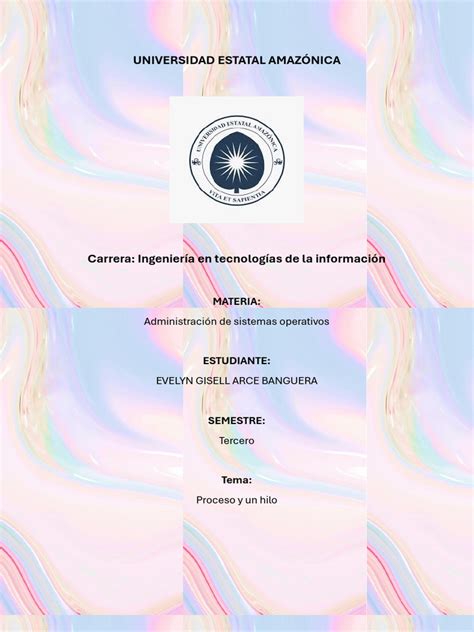 Hilos Y Procesos Pdf Hilo Computación Proceso Computación