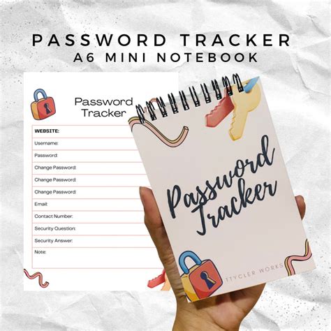 Password Tracker Notebook A6 Mini Shopee Philippines