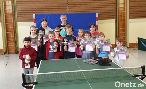 Amelie Rosner Und Jacob Greger Die Tischtennis Mini Meister In Wiesau Onetz