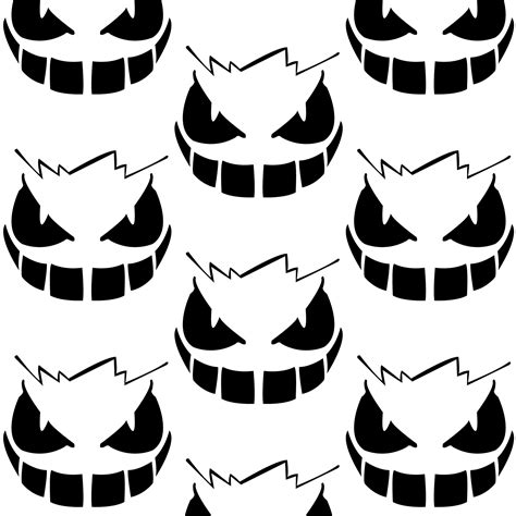 Stencil Zucca Gengar