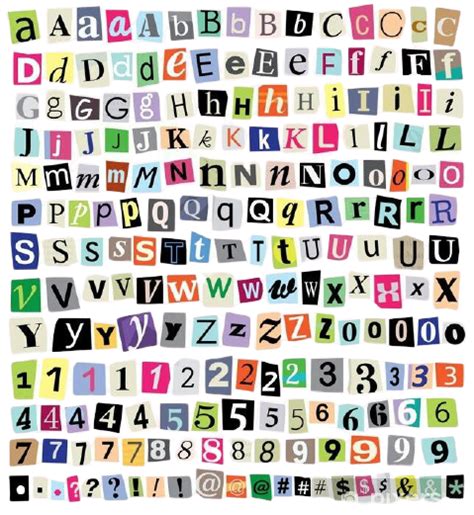 Recortes De Periodico Letter Collage Magazine Collage Lettering
