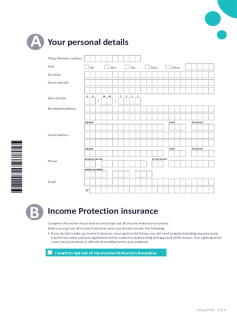 Pssap Cancellation Of Cover Form Pssap Cancellation Of Cover Form