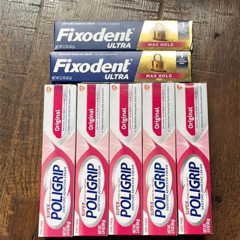 Other Fixodent Ultra And Poligrip Super Denture Adhesive Set Poshmark