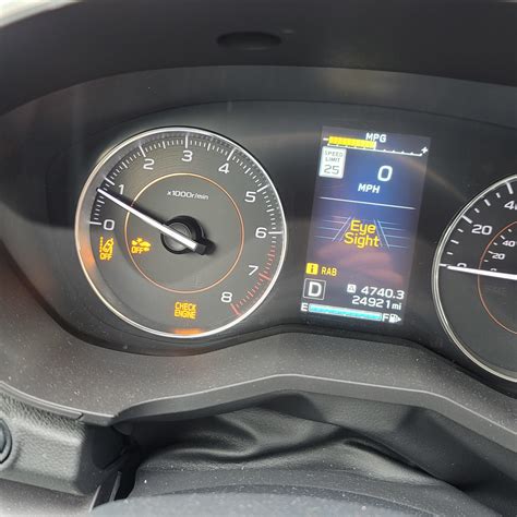 Subaru Crosstrek Warning And Indicator Lights R Subaru