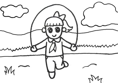 我运动我快乐简笔画我爱运动手抄报简笔画 伤感说说吧