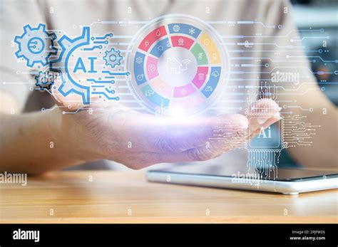 Concept Smart Home Automation Control System Internet Network Concept Innovative Technology