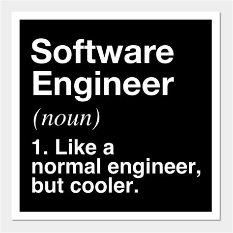 Funny Engineer Definition Wall Art Print
