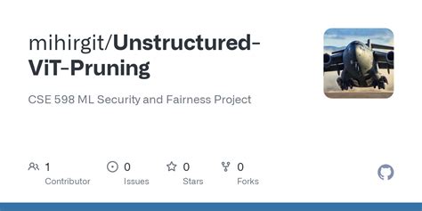 Github Mihirgitunstructured Vit Pruning Cse 598 Ml Security And