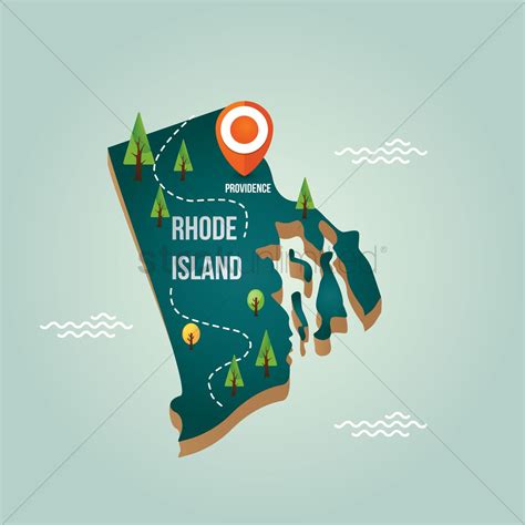 Rhode Island Map Vector At Collection Of Rhode Island
