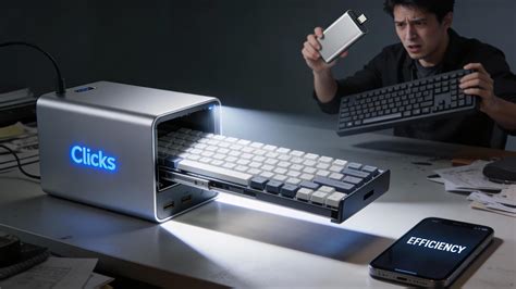 Clicks Power Keyboard A Magnetic Battery Pack That Slides Out A Full