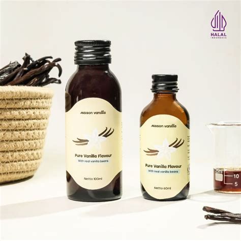 Jual Maison Vanilla Extract Flavour Vanilla Organik Non Alkohol Asli