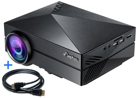 ELEPHAS Full Color 130" Portable LED Pico Projector: Amazon.co.uk ...