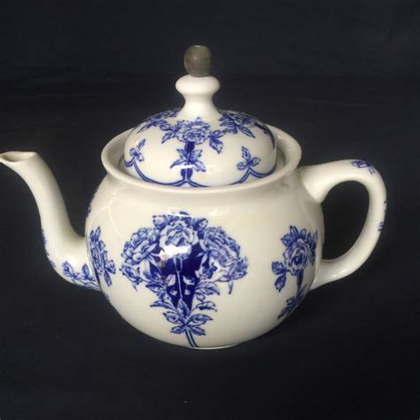 Blue Teapots Etsy