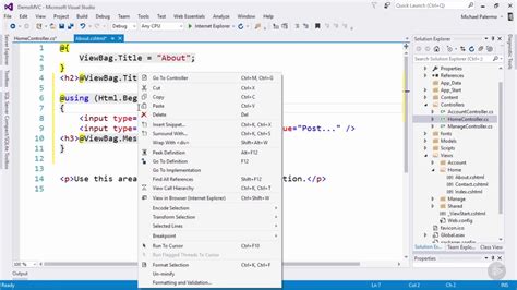 Mvc Tutorials Part1 24 Understanding How Mvc Works Demo Post Data Youtube